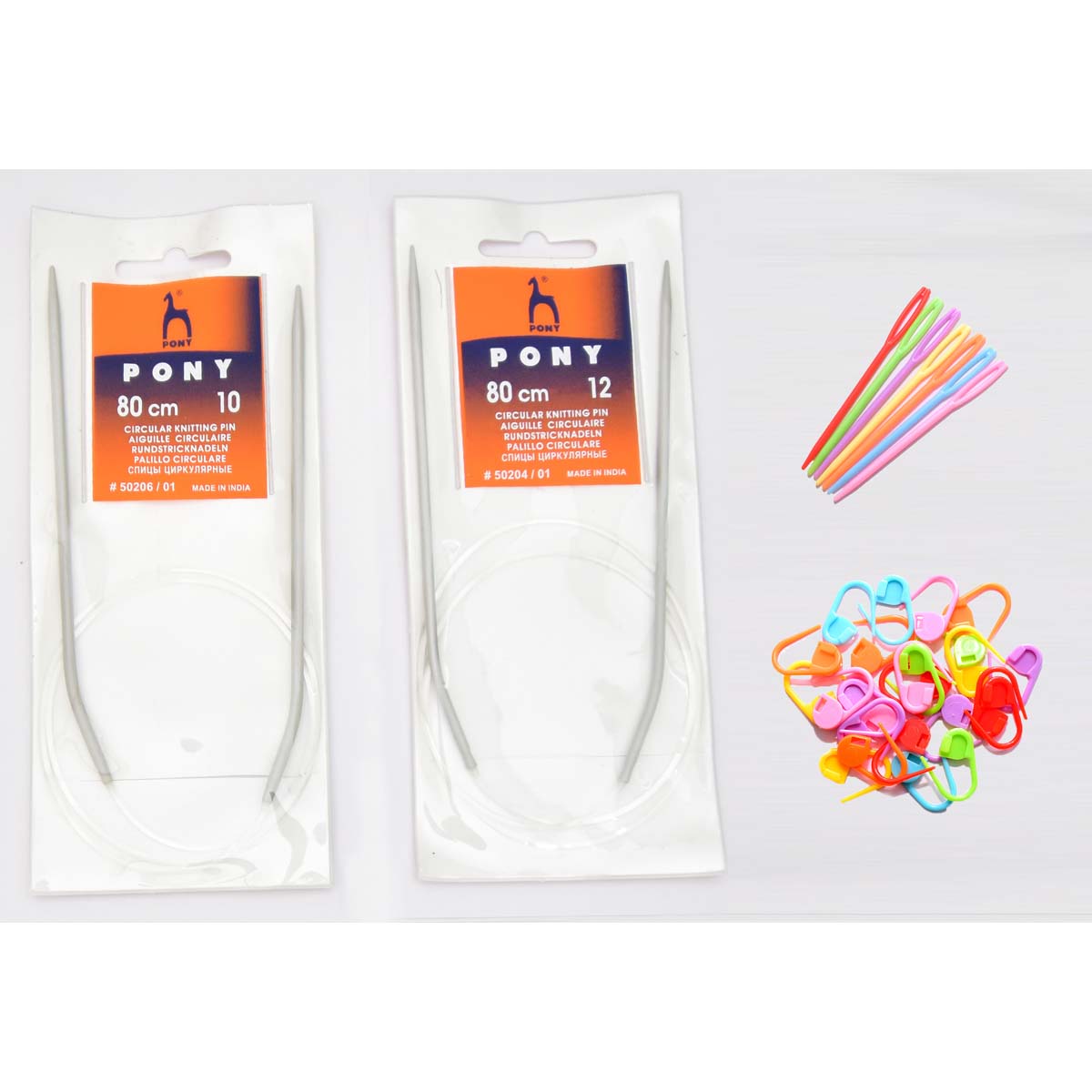Buy Pony Circular Pin & Needles Set | Complete Knitting Kit — MGwoolyarn