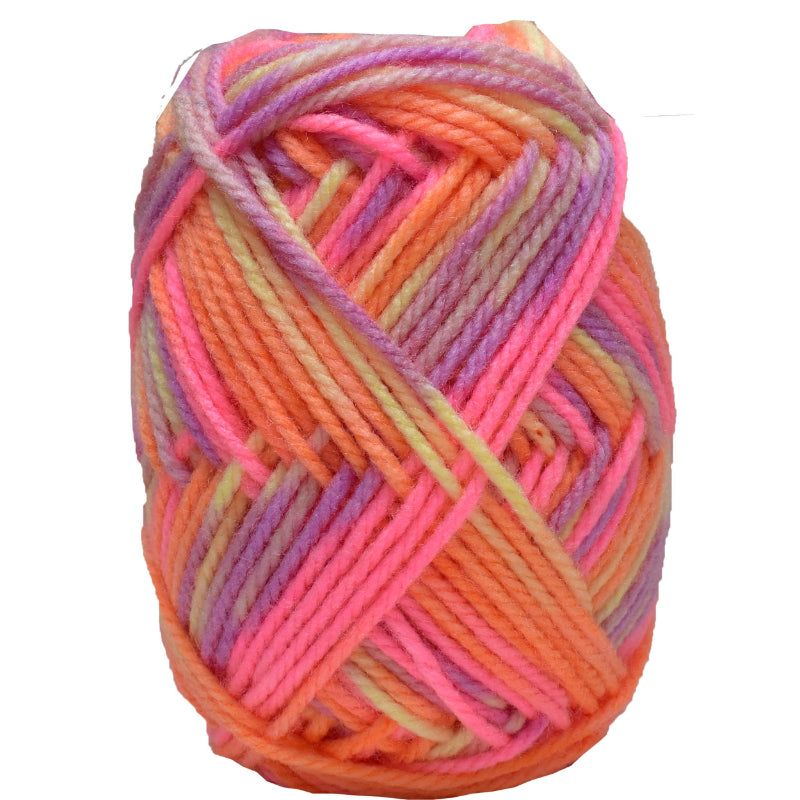 Buy Ganga Motu Multicolour Yarn 200 gms | Vibrant & Soft Yarn — MGwoolyarn