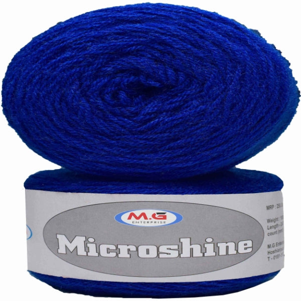 Buy Microshine Yarn 200 gms | Lustrous & Soft Yarn — MGwoolyarn